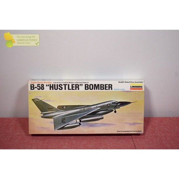 Lindberg | Toys | Lindberg Super Sonic Bomber B58 Hustler Bomber Model ...